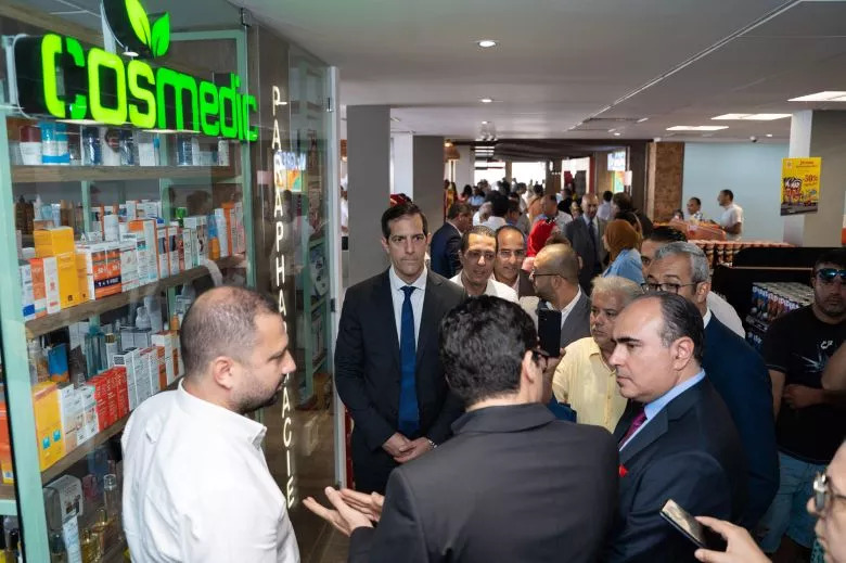 Inauguration de la station Shell de la sortie de Tunis